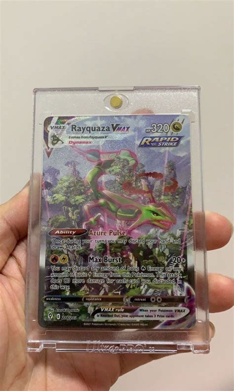 Wts Pokemon Rayquaza Vmax AA Alternate Art Hobbies Toys Toys