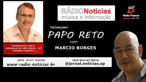 RÁDIO NOTICIAS Programa PAPO RETO YouTube