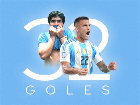 Lautaro Martínez igualó a Diego Maradona como el quinto máximo goleador