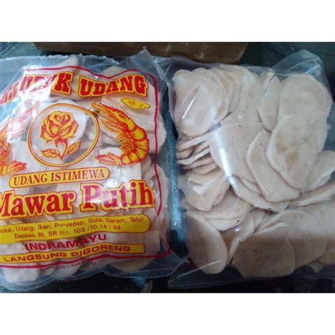 Jual Krupuk Udang Cap Mawar Putih Enak Shopee Indonesia