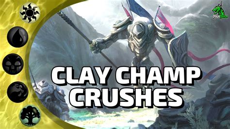 Clay Champion Powers Selesnya Counters Magic Mtg Arena Standard