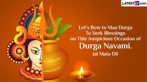 Happy Maha Navami 2023 Greetings And Wishes Subho Nabami Messages Maa