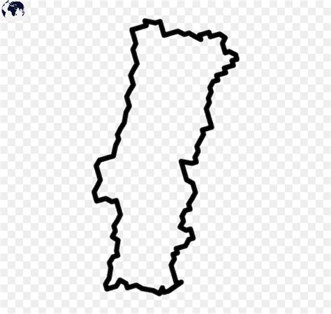 Printable Portugal Blank Map With Outline Transparent Map Pdf