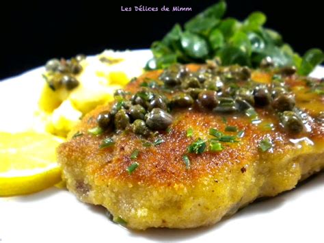 Côtes de veau panées au citron et aux câpres Les Délices de Mimm
