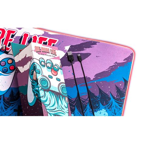 Mousepad Profesional Pentru Gaming Si Birou Gamer On More Life Cu LED