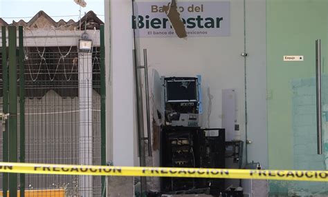 Sujetos Hacen Estallar Cajero Del Banco Del Bienestar Y Se Llevan El