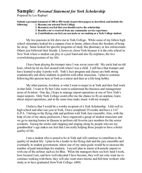 Personal Statement For Mba Scholarship Sample Importance Of MBA