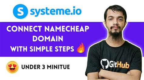 Systeme Io Custom Domain Tutorial How To Connect Namecheap Domain In