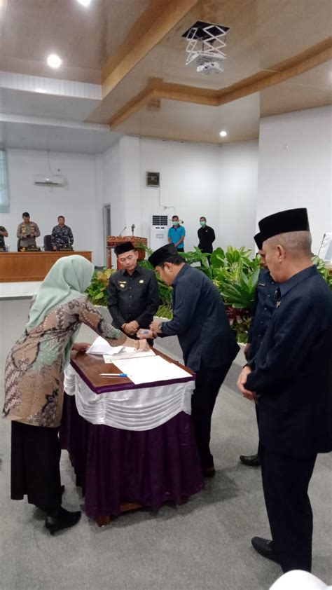 DPRD Bangka Gelar Rapat Paripurna Penyampaian Rancangan KUA Dan PPAS