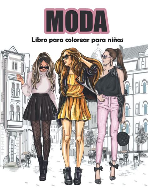 Buy Moda libro para colorear para niñas Hermosos dibujos para colorear