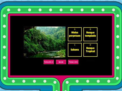 Características de las Regiones Naturales Juego de concurso