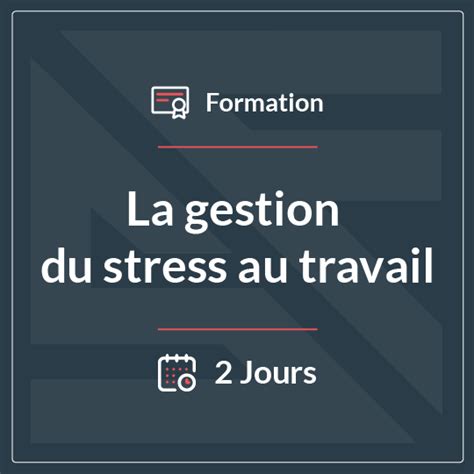 La Gestion Du Stress Au Travail Smartfuture