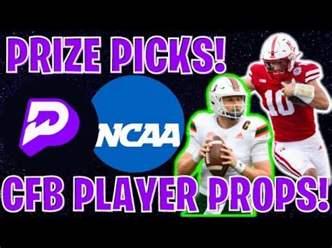 WEEK 8 COLLEGE FOOTBALL PROPS PRIZE PICKS SATURDAY 10 21 2023 CFB PROPS