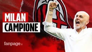 Milan campione dItalia Il 19º Scudetto arriva allultima giornata