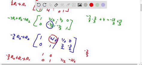 solved find the inverses of the matrices in exercises 1 4 [ 3 2 7 4 ]