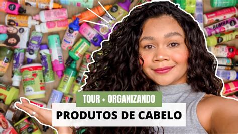 Organizando Meus Produtos De Cabelo Cacheado Tour Por Gabriela Lima