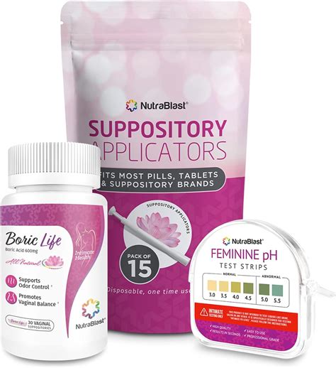 Nutrablast Supositorios Vaginales De Cido B Rico Mg Unidades