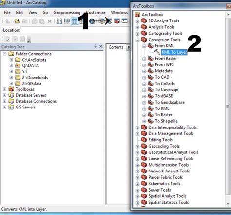 How To Convert A Kml File Into An Arcgis Compatible Format Geography