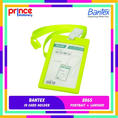 Bantex ID CARD HOLDER PORTRAIT LANYARD 8865 Shopee Singapore