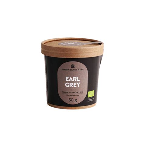 Herbata czarna earl grey liściasta 50g ORGANIC Brown House Kawa i