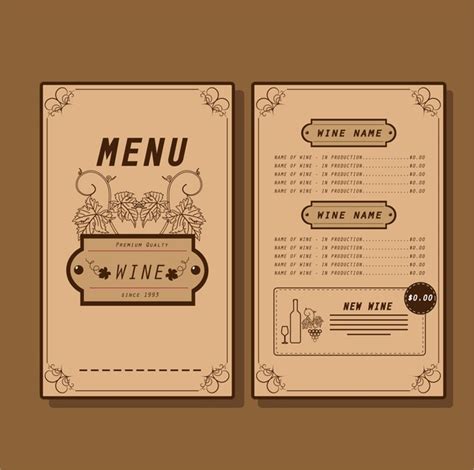 Blank Menu Background Design Ideas Examples Off