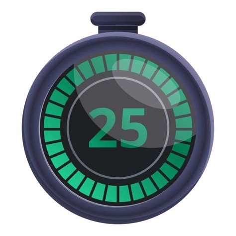 Iniciar cronómetro icono dibujos animados vector temporizador reloj