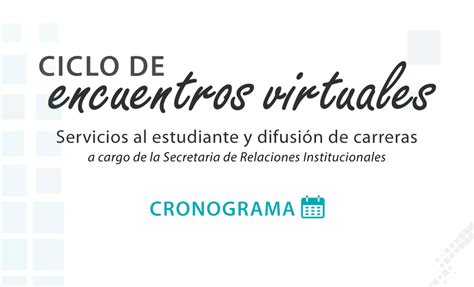 Elegí UNICEN 2021 Ciclo de encuentros virtuales UNICEN