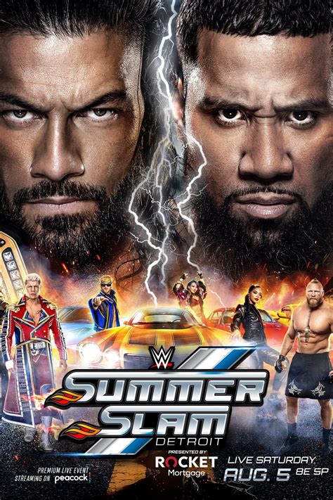 WWE SummerSlam 2023 2023 Posters The Movie Database TMDB