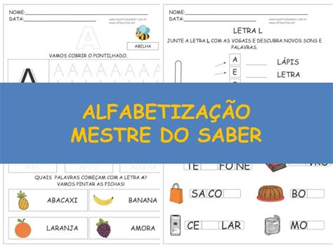 Atividades Para Imprimir Mestre Do Saber