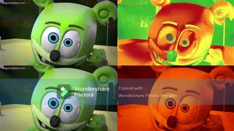 Gummy Bear Song HD Four Double Language Version At Once YouTube