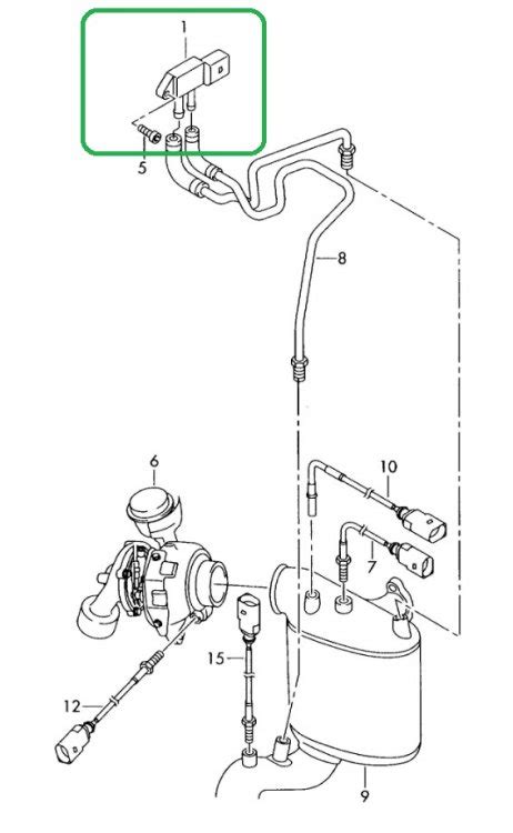 Is This Pressure Sensor Missing A Pipe Skoda Octavia Mk Ii