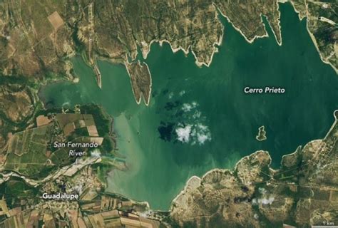 NASA muestra el antes y el después de la sequía en presa Cerro Prieto