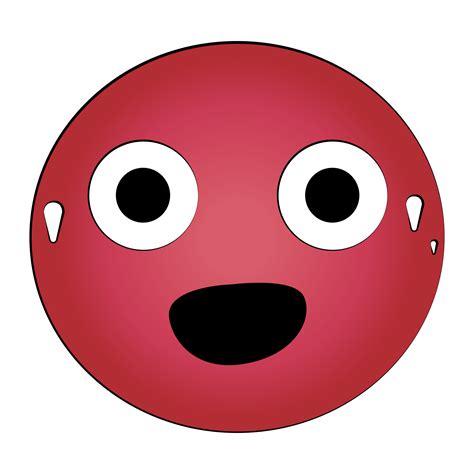 Emoji Scared Isolated Cartoon Design On Transparent Background