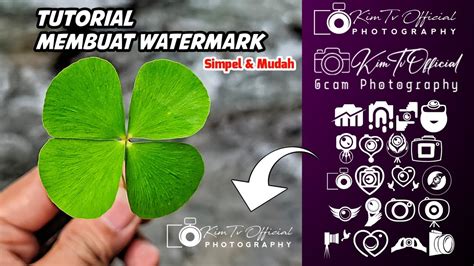Cara Membuat Dan Menambahkan Watermark Keren Pada Foto How To Create