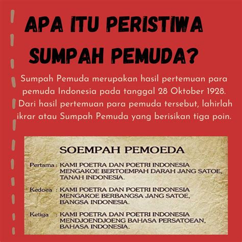 Inilah Makna Peristiwa Sumpah Pemuda Dan Tokoh Tokoh Penting Di