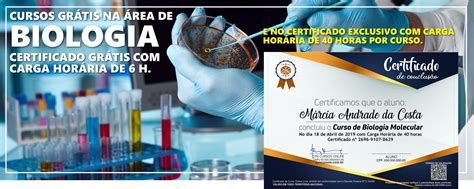 Cursos De Biologia Online Gr Tis Certificado Gratuito Gyn Cursos