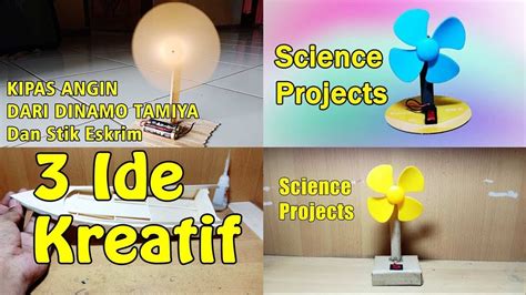 3 Ide Kreatif Cara Membuat Kipas Angin Mini Portable Dari Dinamo Bekas