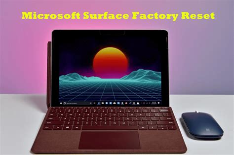 How To Factory Reset Microsoft Surface Computer
