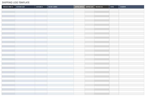 Free Shipping And Packing Templates Smartsheet With Proof Of Delivery