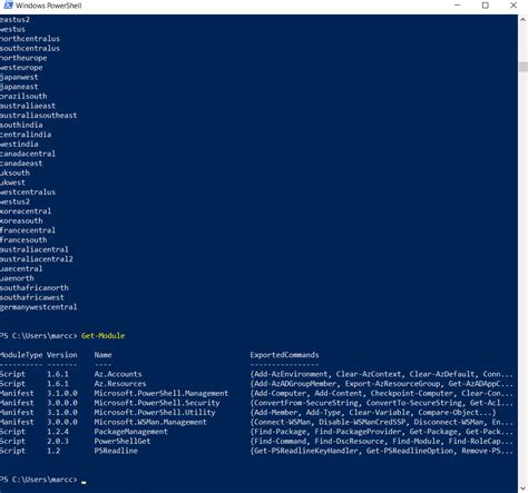 azure and co check your azure powershell az module installation