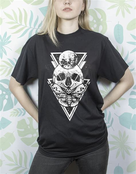 Goth Shirt For Men Women Girl Tee T Shirt Tshirt Horror Occult Etsy Uk
