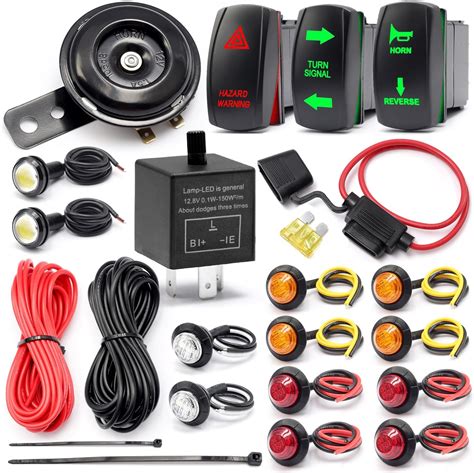 Amazon Yuxivcne Universal Atv Utv Sxs Turn Signal Kit Street Legal