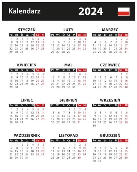 Kalender 2024 Polen Gayle Johnath