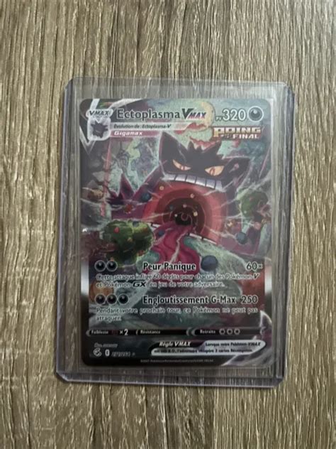 Carte Pok Mon Ectoplasma Vmax Secr Te Poing De Fusion Fr Neuf