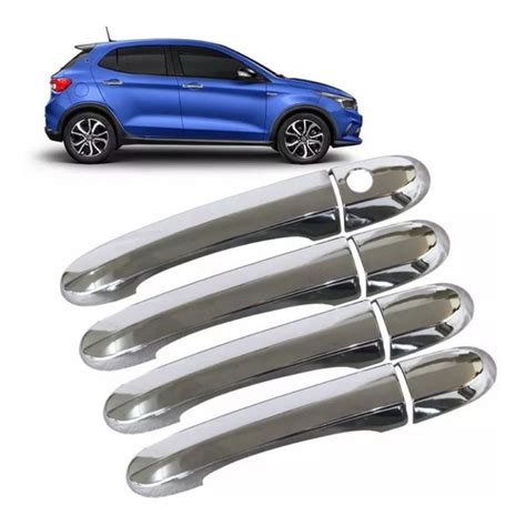 Cubre Manijas Cromadas Puerta Fiat Argo Cronos Auto Tuning