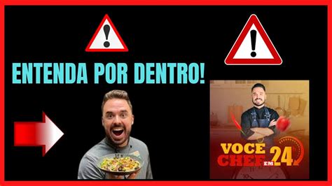 Curso Você Chef em 24 horas Davi Laranjeira Funciona YouTube
