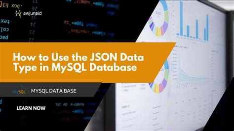 how to use the json data type in mysql database abdul wahab junaid