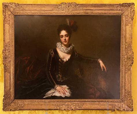 Jean Baptiste SANTERRE 1651 1717 Portrait de femme vêtue à l