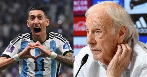 El elogio de Menotti a Di María que encendió el debate Lo pongo a la