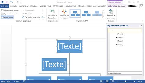 Word Créer un organigramme Comment Ça Marche